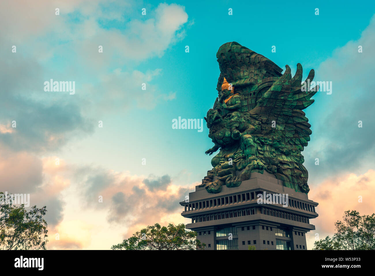Garuda Wisnu Kencana statue. GWK 122-meter tall statue is one of the ...
