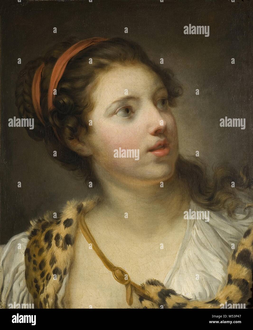 Jean-Baptiste Greuze, The Nymph Callisto, Nymphs Callisto, painting ...