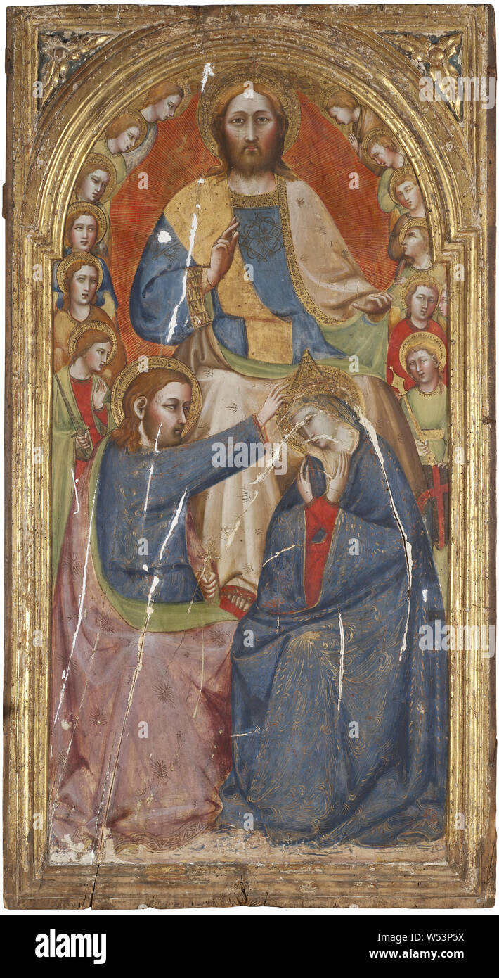 Carlo da Camerino, The Coronation of the Virgin, Mary's crown, painting ...