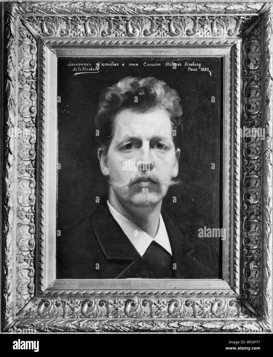 Nils Forsberg, Selfportrait, 1842-1934, painting, self-portrait, 1882 ...