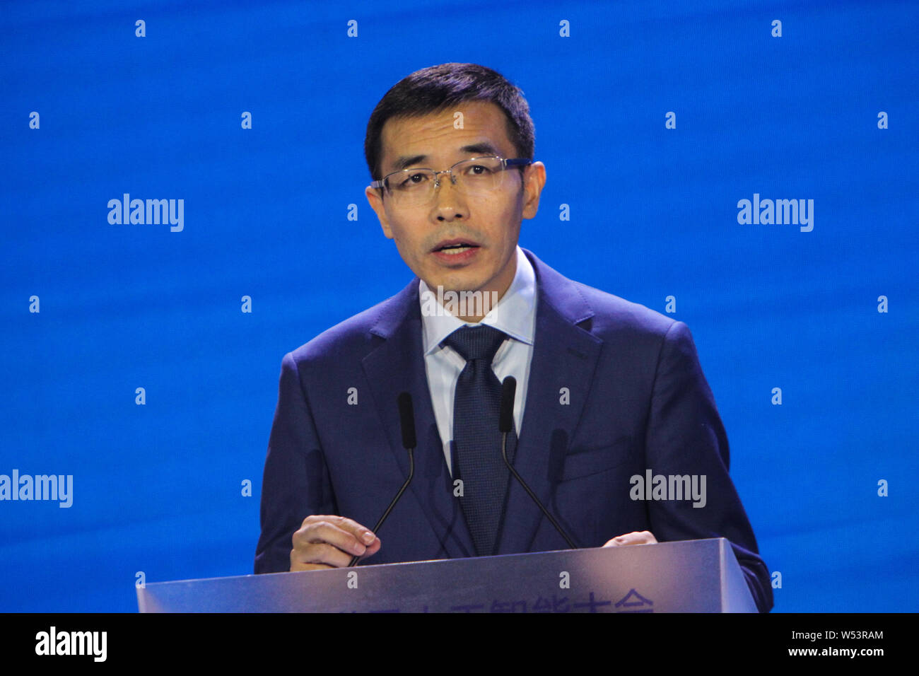 --FILE--Professor Tang Xiao'ou, founder of SenseTime Group, China's ...