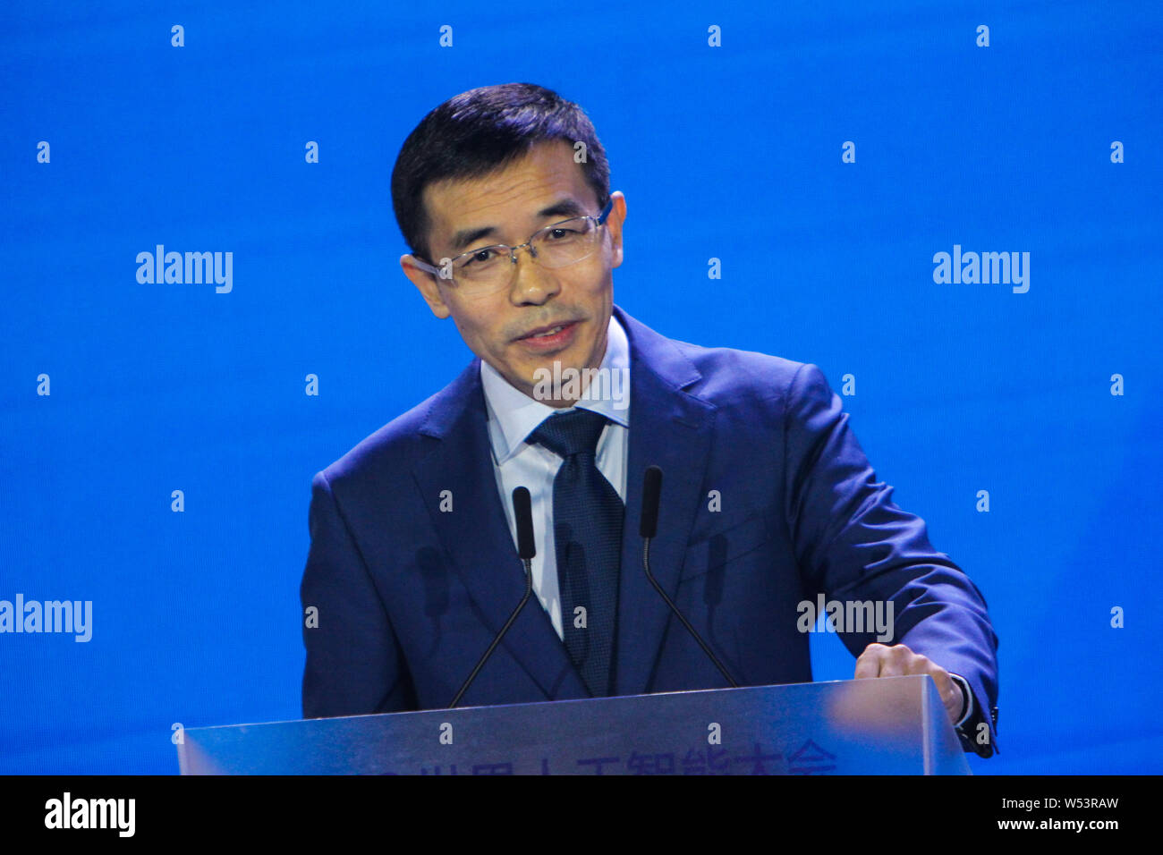 --FILE--Professor Tang Xiao'ou, founder of SenseTime Group, China's ...