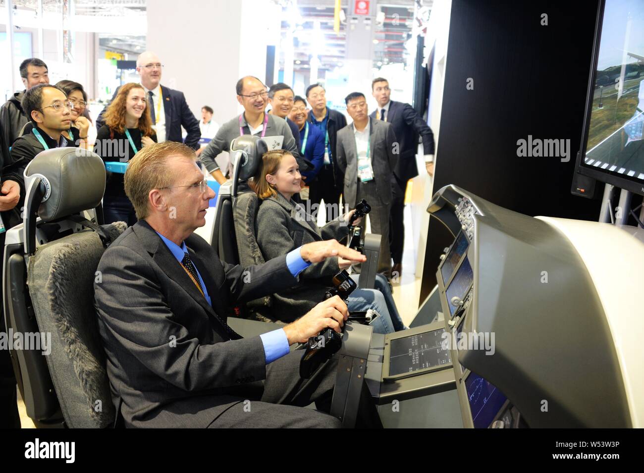 Boeing flight simulator hi-res stock photography and images - Alamy