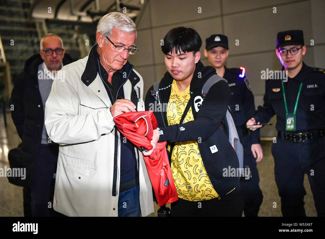 Italian football manager Marcello Lippi, the former head coach of the ...