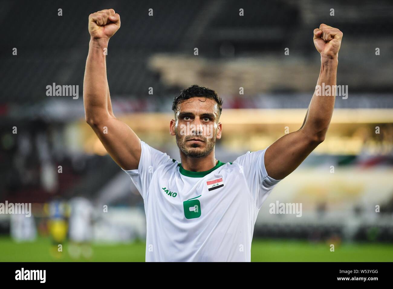 Ali Adnan of Iraq national football team celebrates after defeating ...