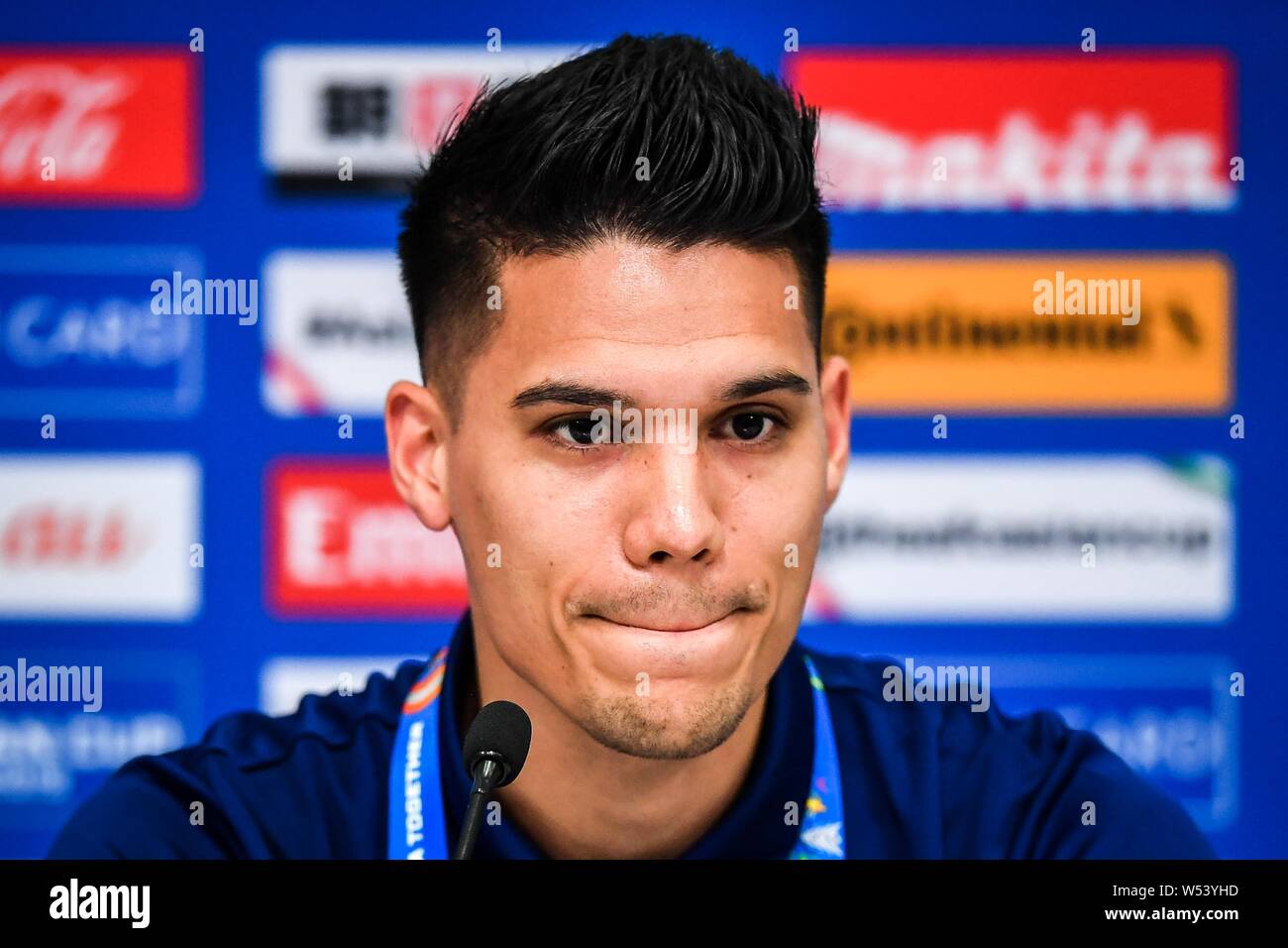 Michael Falkesgaard of Philippines national football team attends a ...