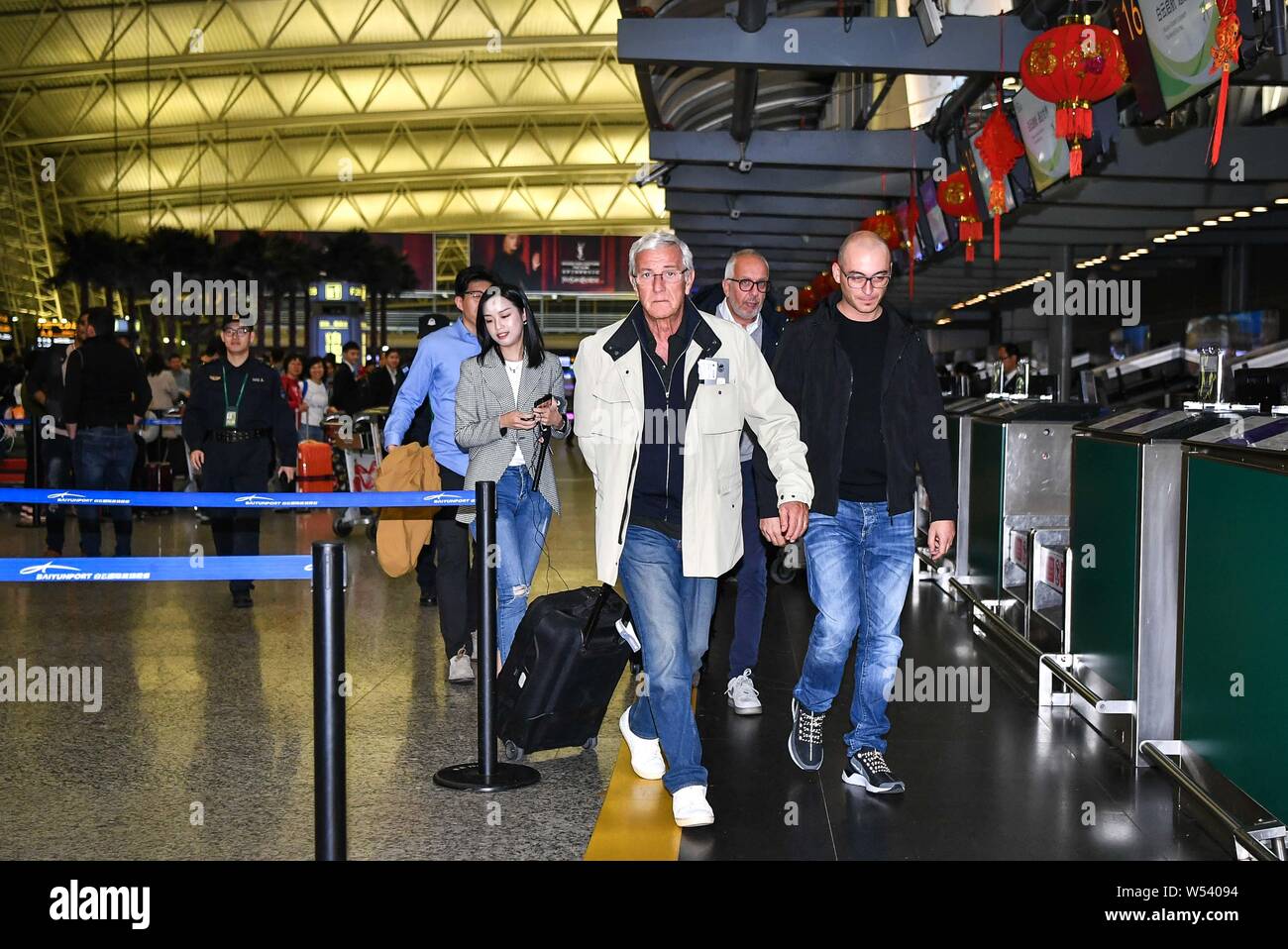 Italian football manager Marcello Lippi, the former head coach of the ...