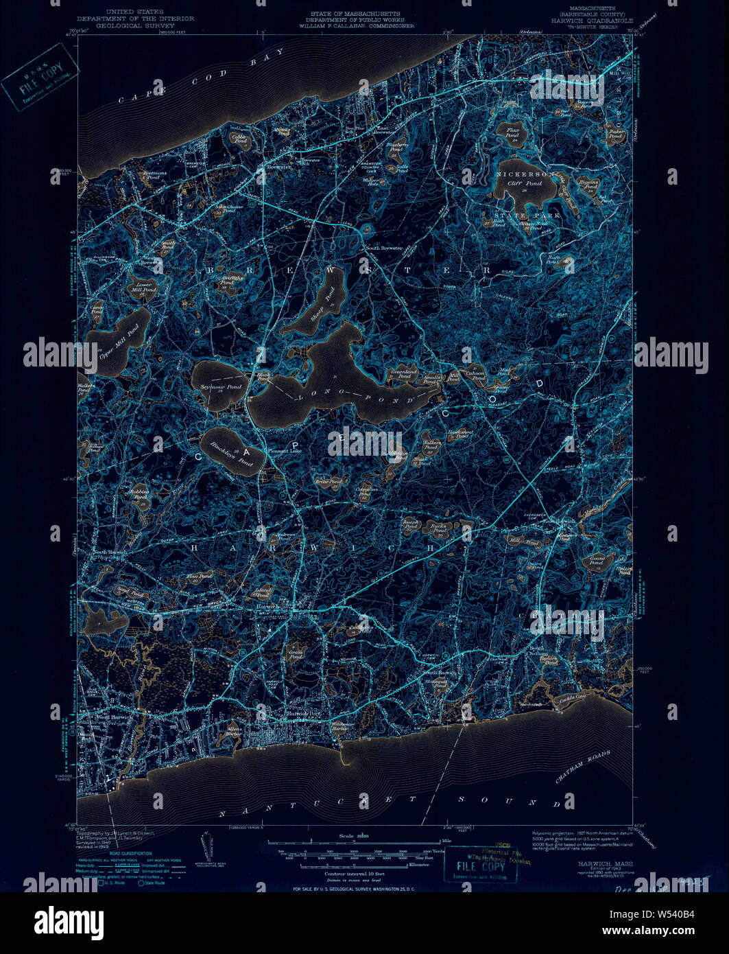 Map Of Harwich High Resolution Stock Photography and Images - Alamy