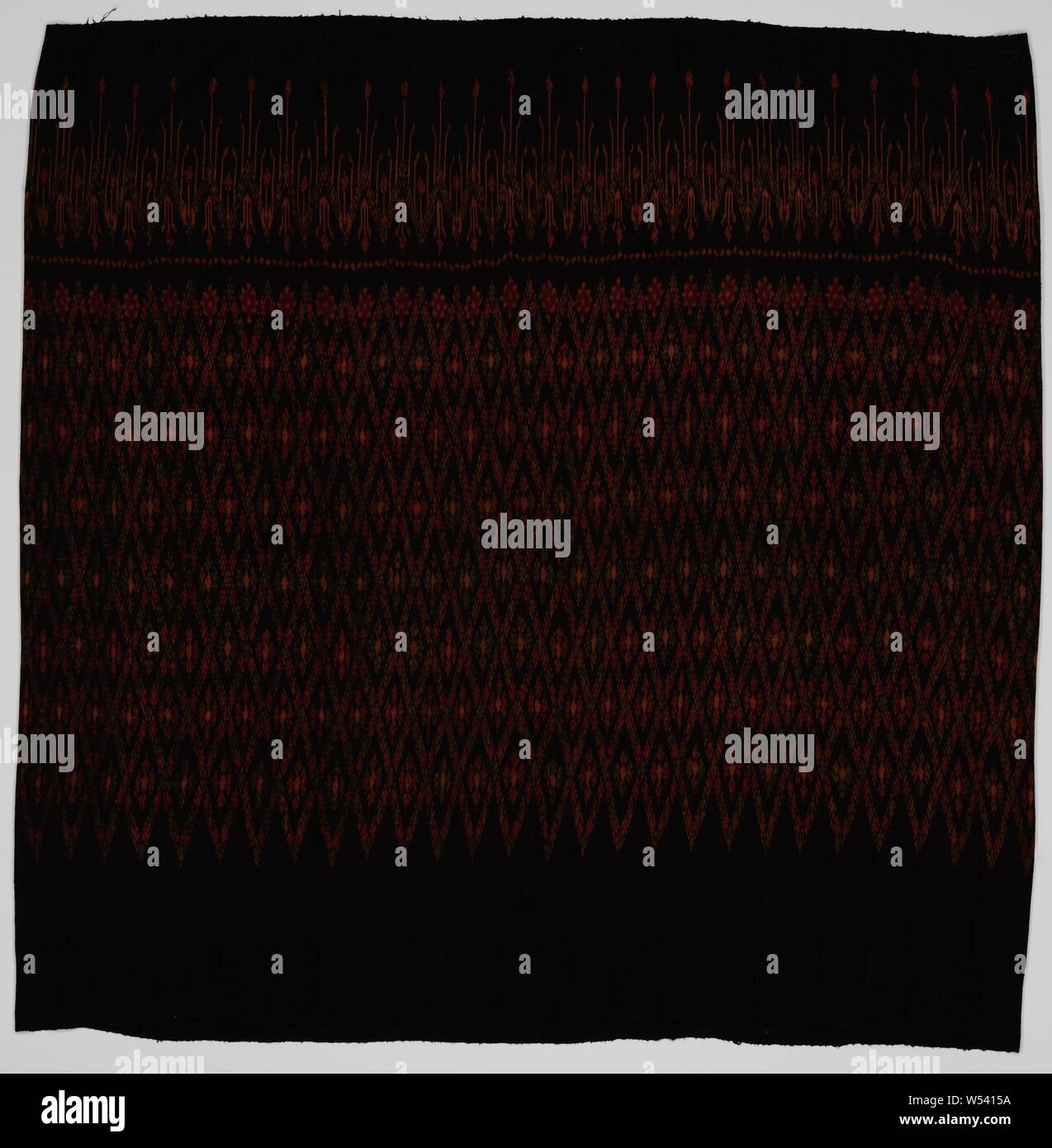 Canvas, Pa sin, Canvas with floral and geometric motifs., anonymous ...