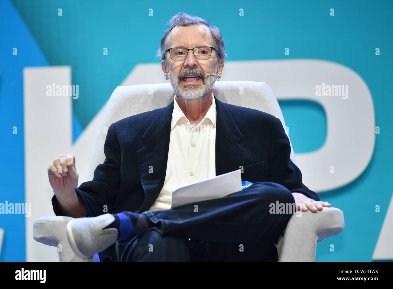Ed Catmull, Pixar co-founder and computer animation pioneer, delivers a ...