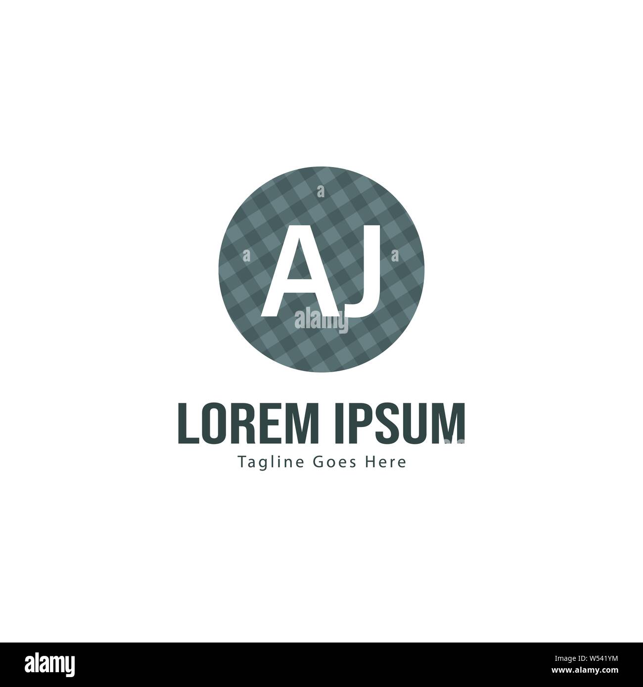 AJ Letter Logo Design. Creative Modern AJ Letters Icon Illustration ...
