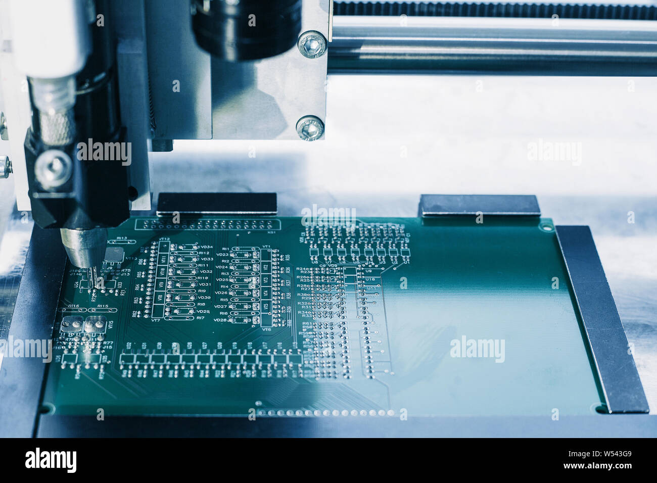 Automated production circuit boards hi-res stock photography and images ...
