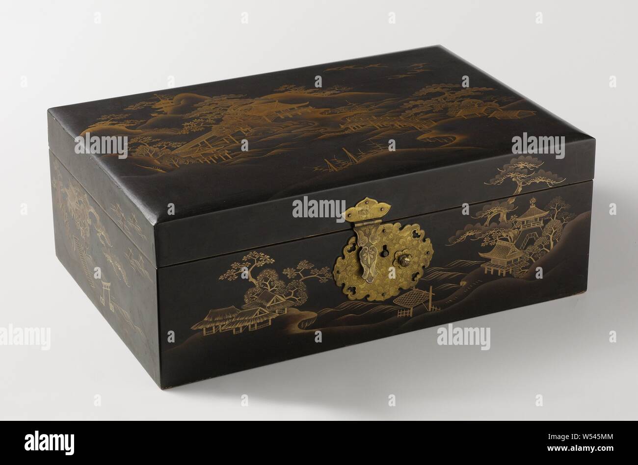 Black japan lock hi-res stock photography and images - Alamy