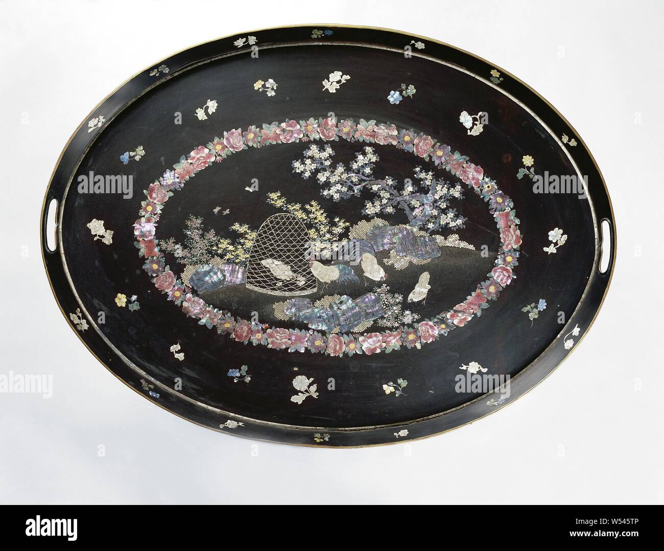 Lacquer with mother of pearl inlay hi-res stock photography Lacquer with mother of pearl inlay hi-res stock photography