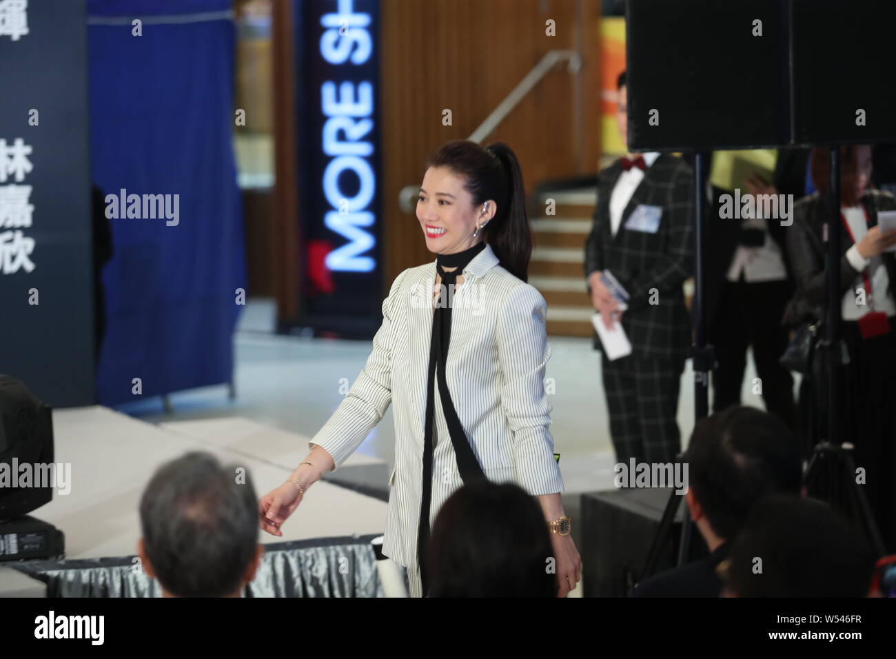 Hong Kong actress Anita Yuen Wing-yi attends the premiere event for the ...