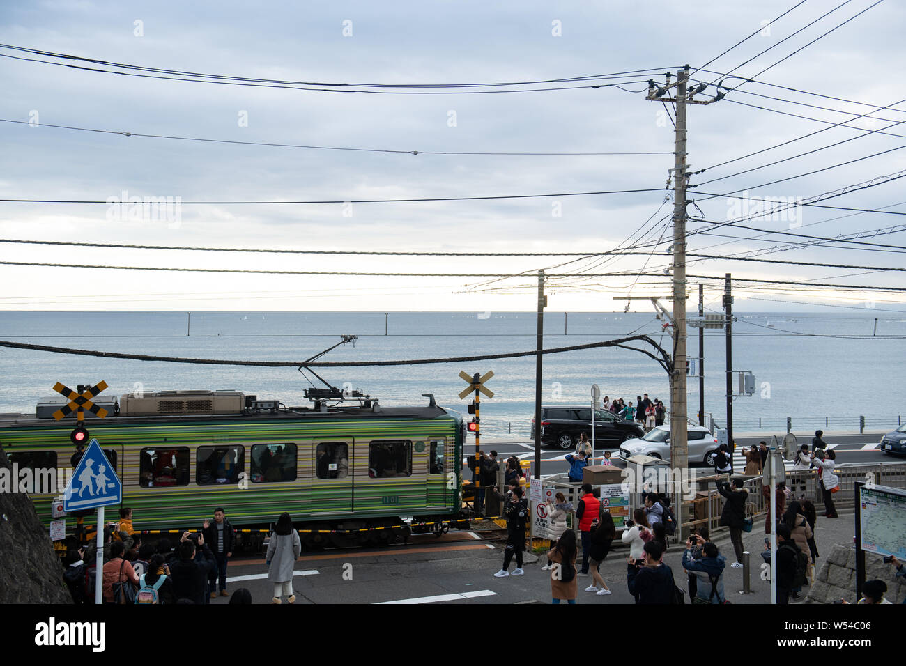 Enoden train hi-res stock photography and images - Alamy