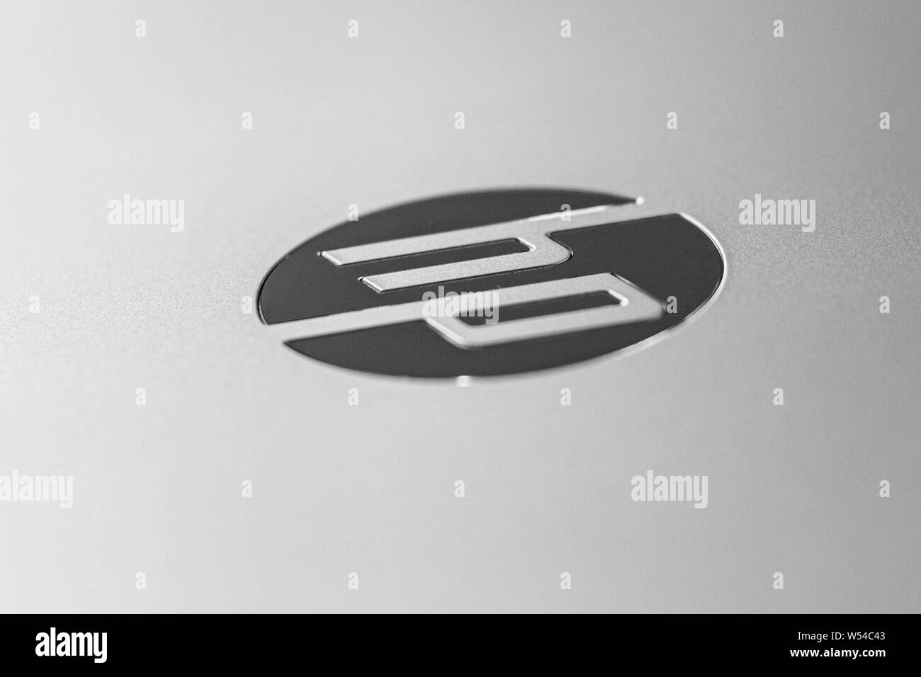 HP laptop Logo, Notebook, Desktop ,computer Stock Photo - Alamy