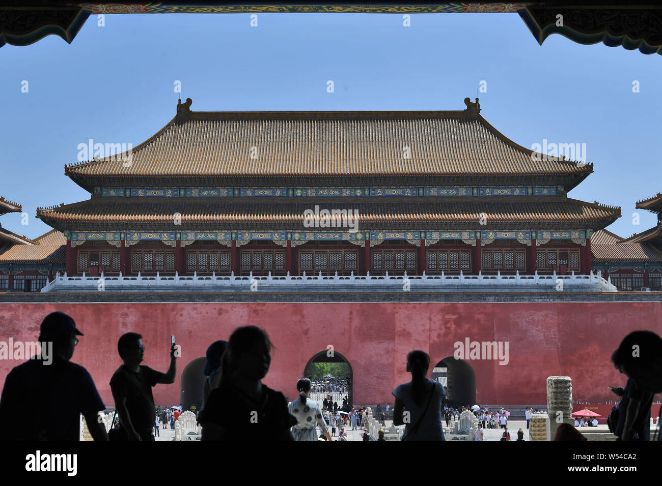 --FILE--Tourists visit the Forbidden City, also known as the Palace ...