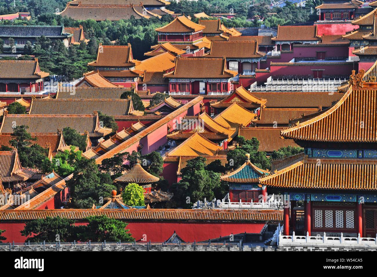 --FILE--A view of the Forbidden City, also known as the Palace Museum ...