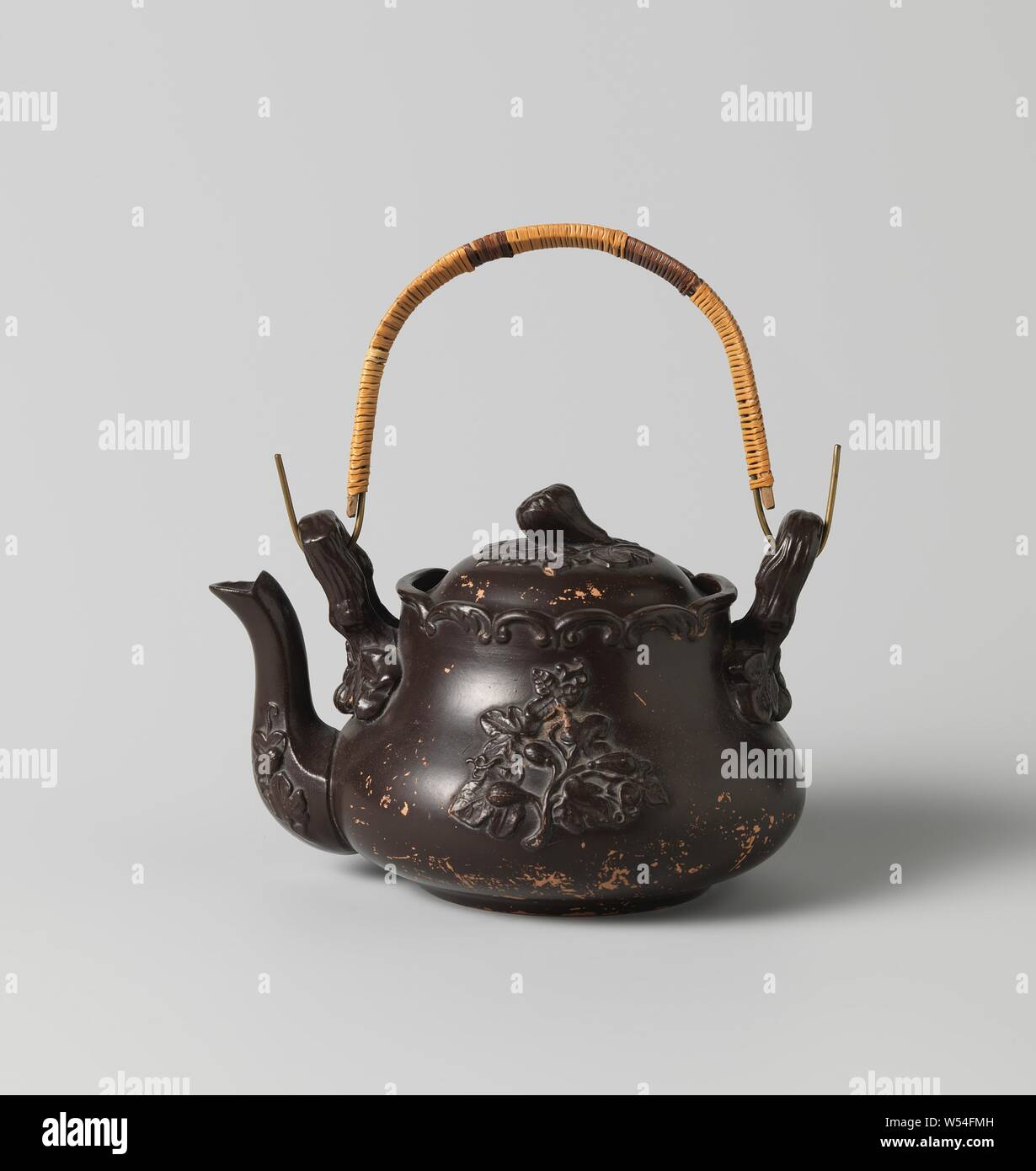 Chocolate kettle with red earthenware lid, children's toys, Pouch ...