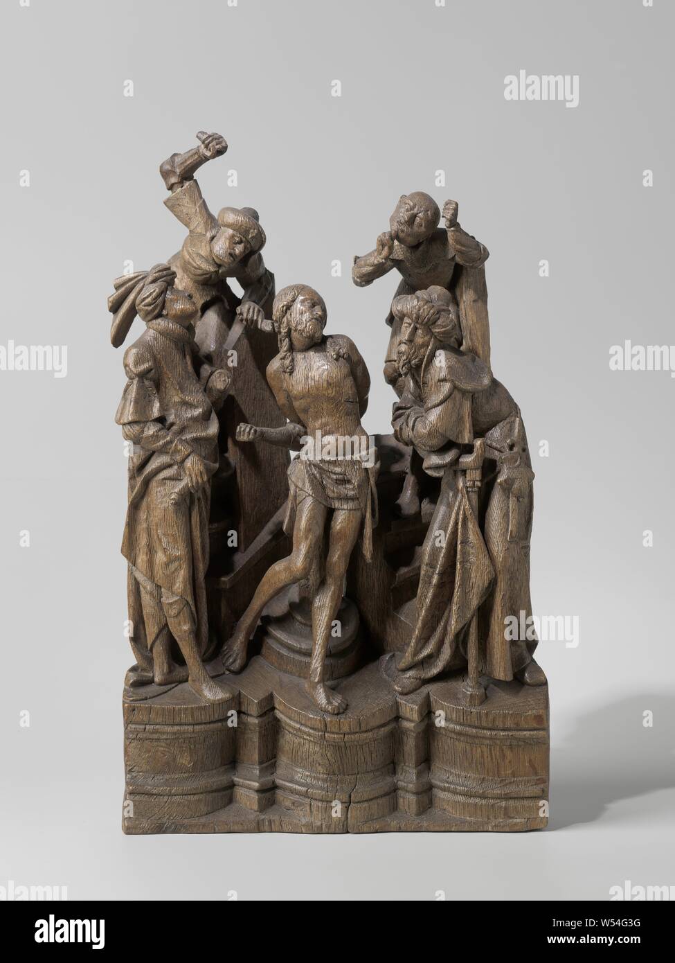 Flagellation of Christ, flagellation by soldiers, Christ usually tied ...