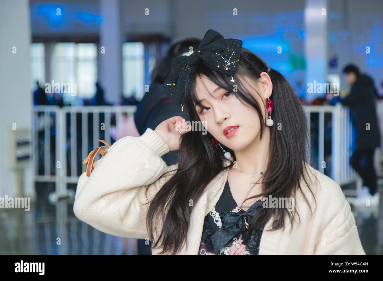 A cosplayer poses during the Hangzhou Cosplay Cultural Festival in ...