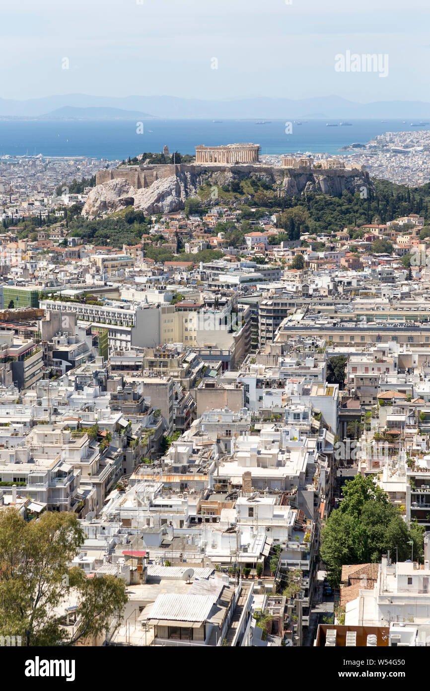Aerial view of the parthenon hi-res stock photography and images - Alamy