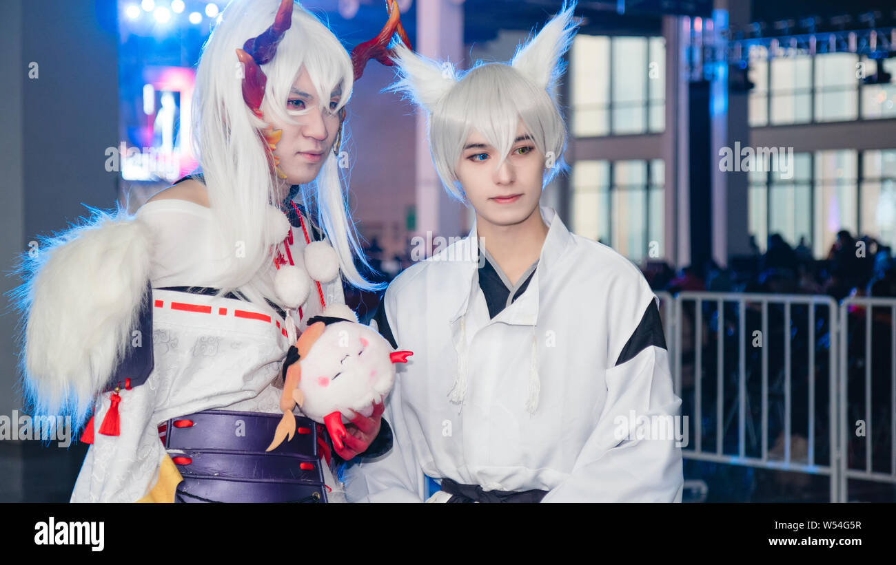 A cosplayer poses during the Hangzhou Cosplay Cultural Festival in ...