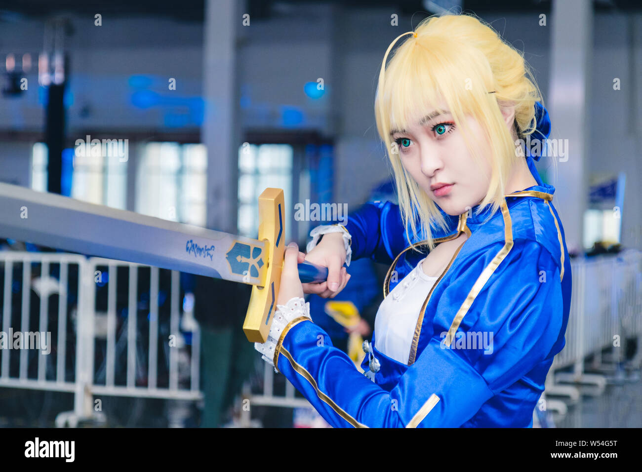 A cosplayer poses during the Hangzhou Cosplay Cultural Festival in ...