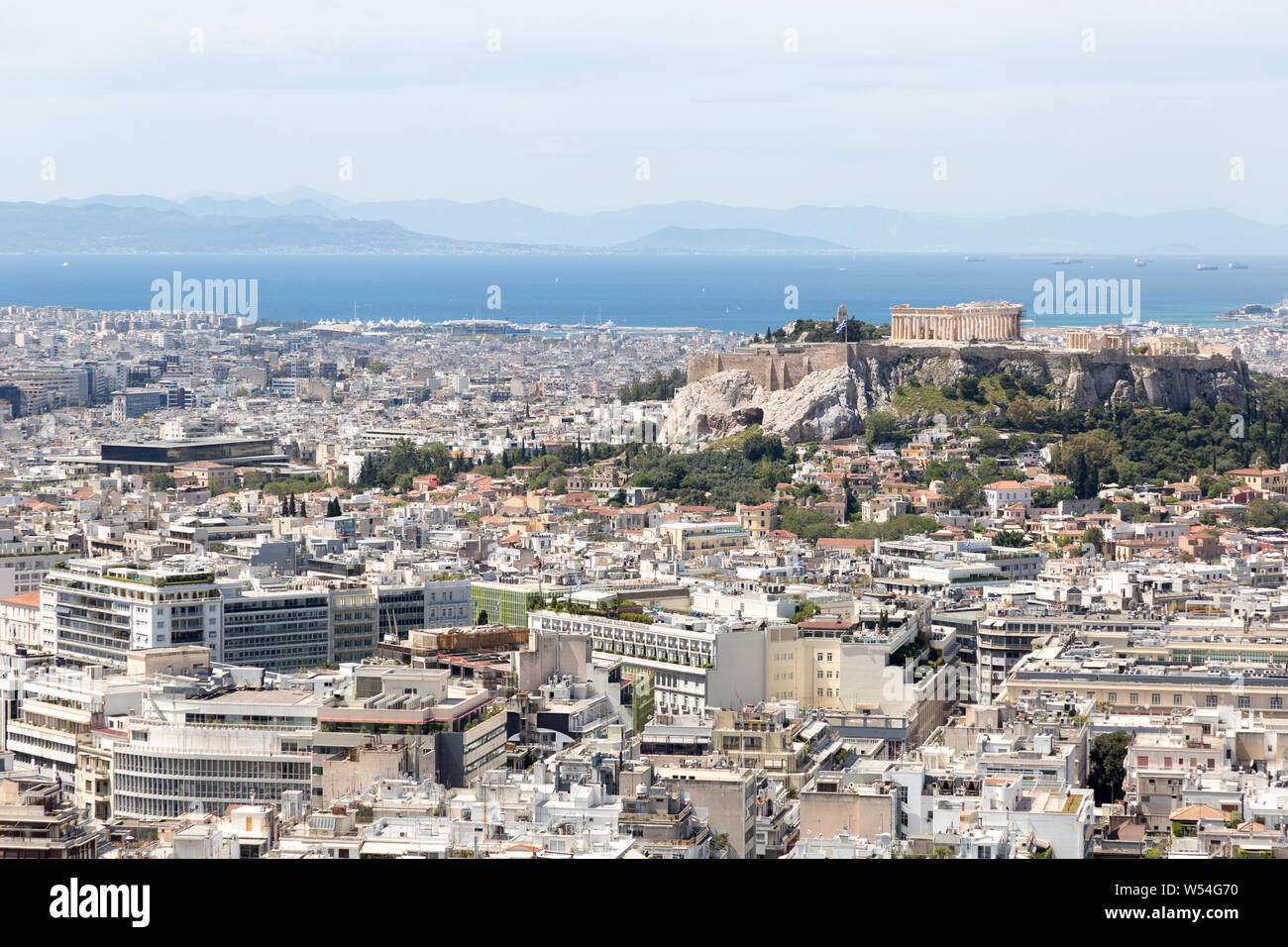 Aerial view of the parthenon hi-res stock photography and images - Alamy
