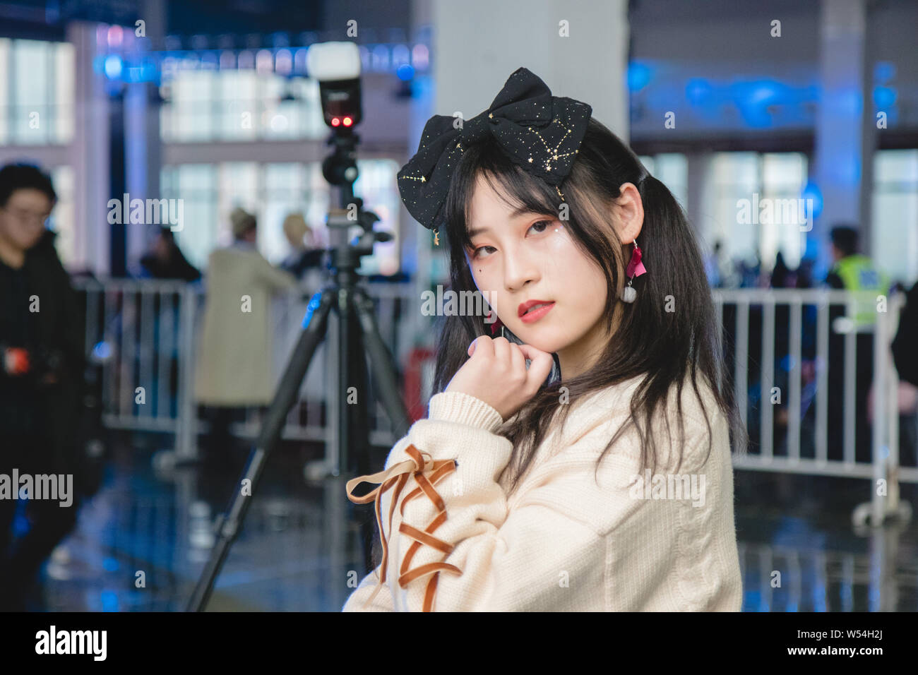A cosplayer poses during the Hangzhou Cosplay Cultural Festival in ...