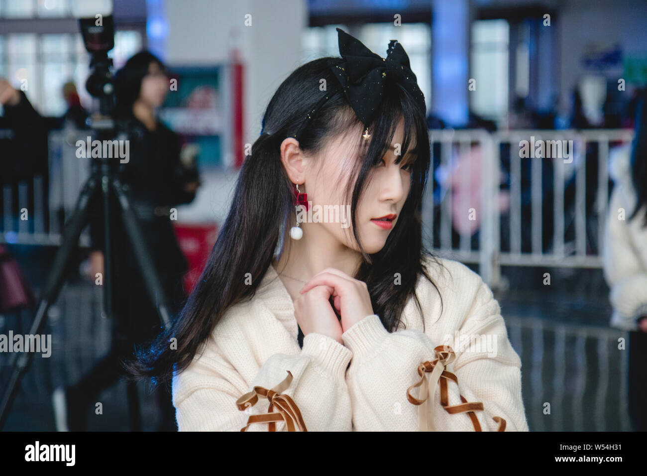 A cosplayer poses during the Hangzhou Cosplay Cultural Festival in ...