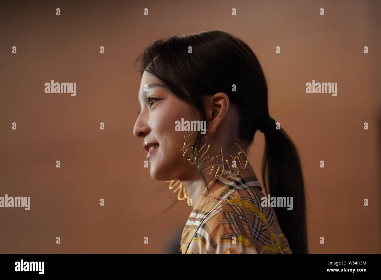 Taiwanese singer and actress Angela Chang attends the Momo on live ...