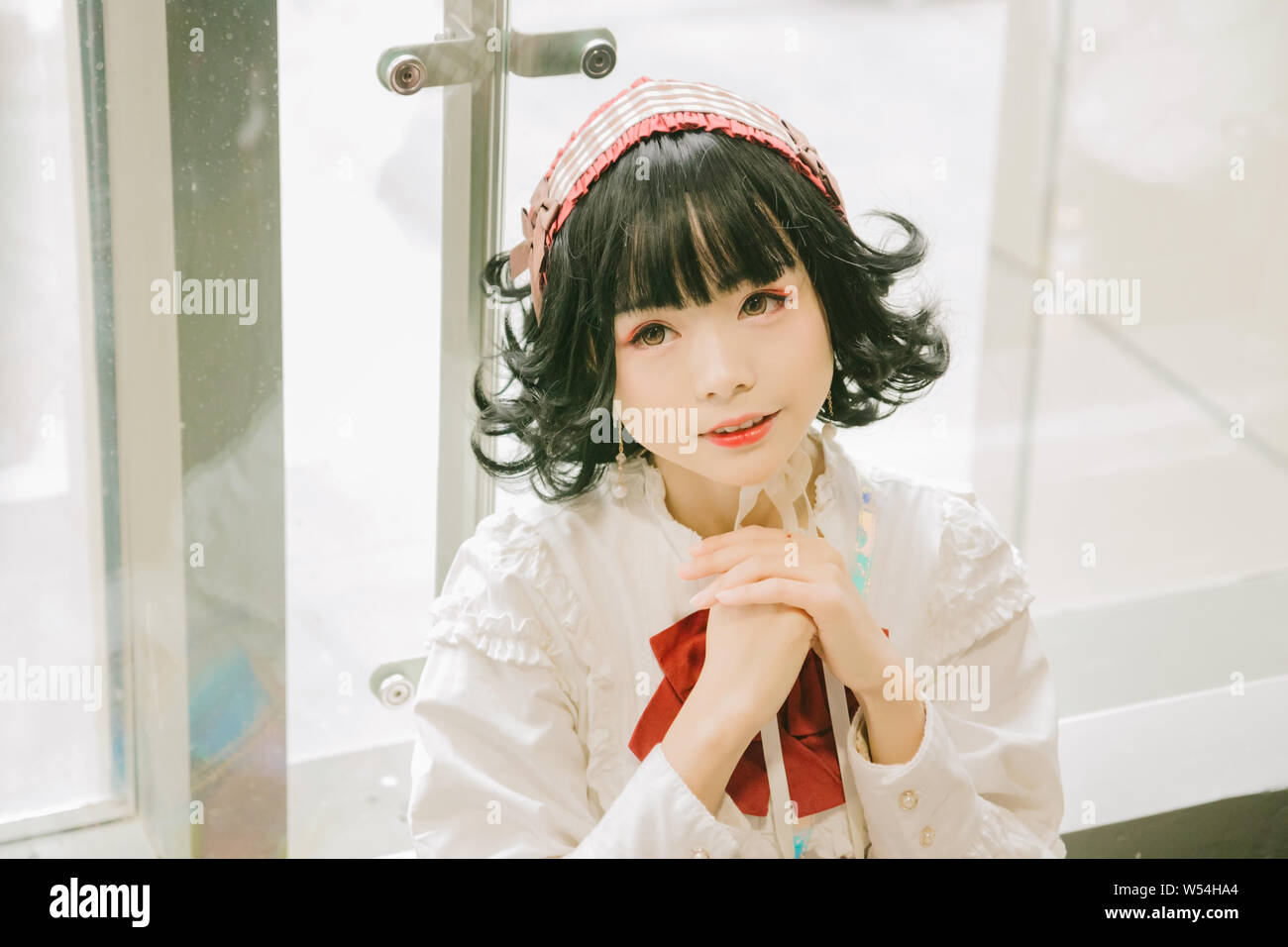 A cosplayer poses during the Hangzhou Cosplay Cultural Festival in ...