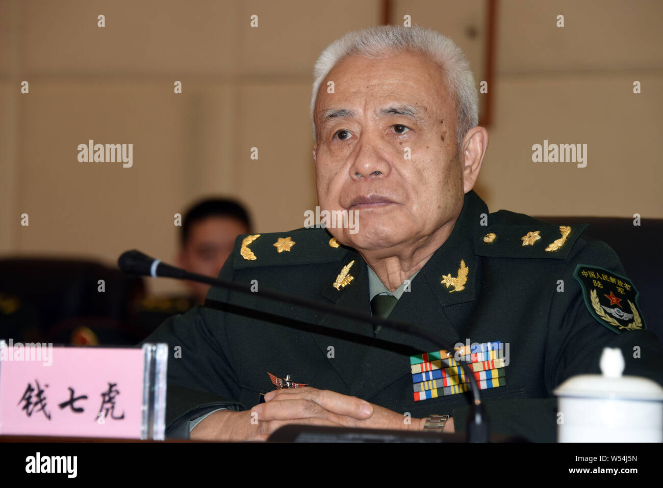 --FILE--Qian Qihu, Chinese defense engineering expert, military ... --FILE--Qian Qihu, Chinese defense engineering expert, military ...