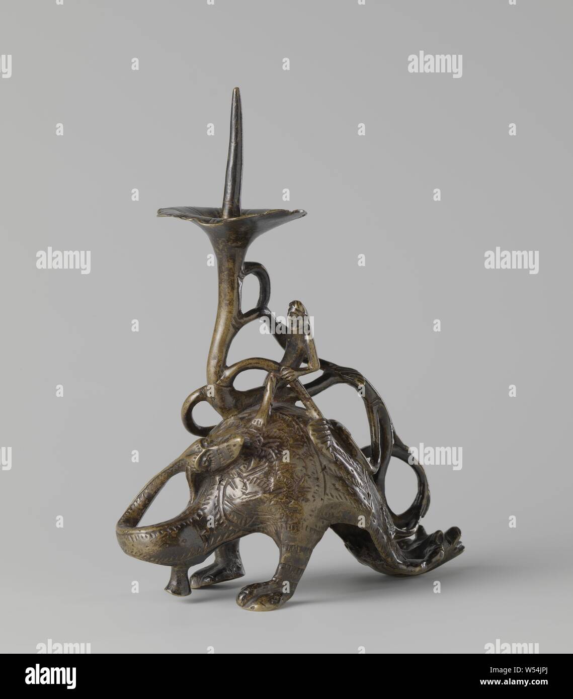 Candlestick: knight with dragon Candlestick: knight with dragon ...