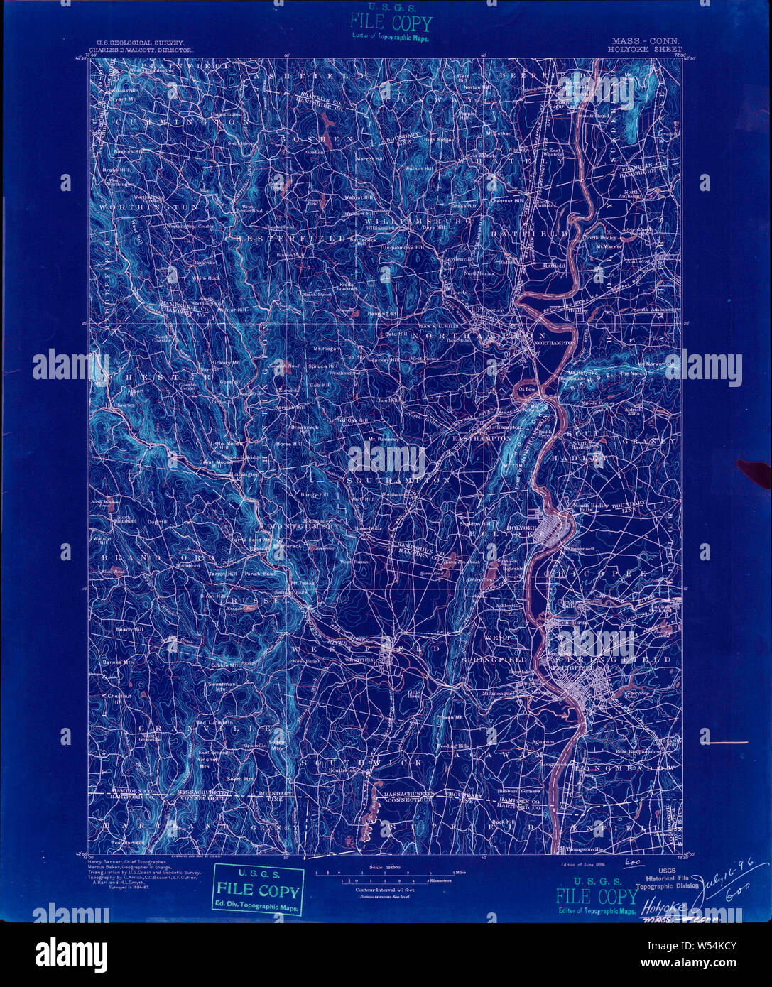 Map of holyoke hi-res stock photography and images - Alamy