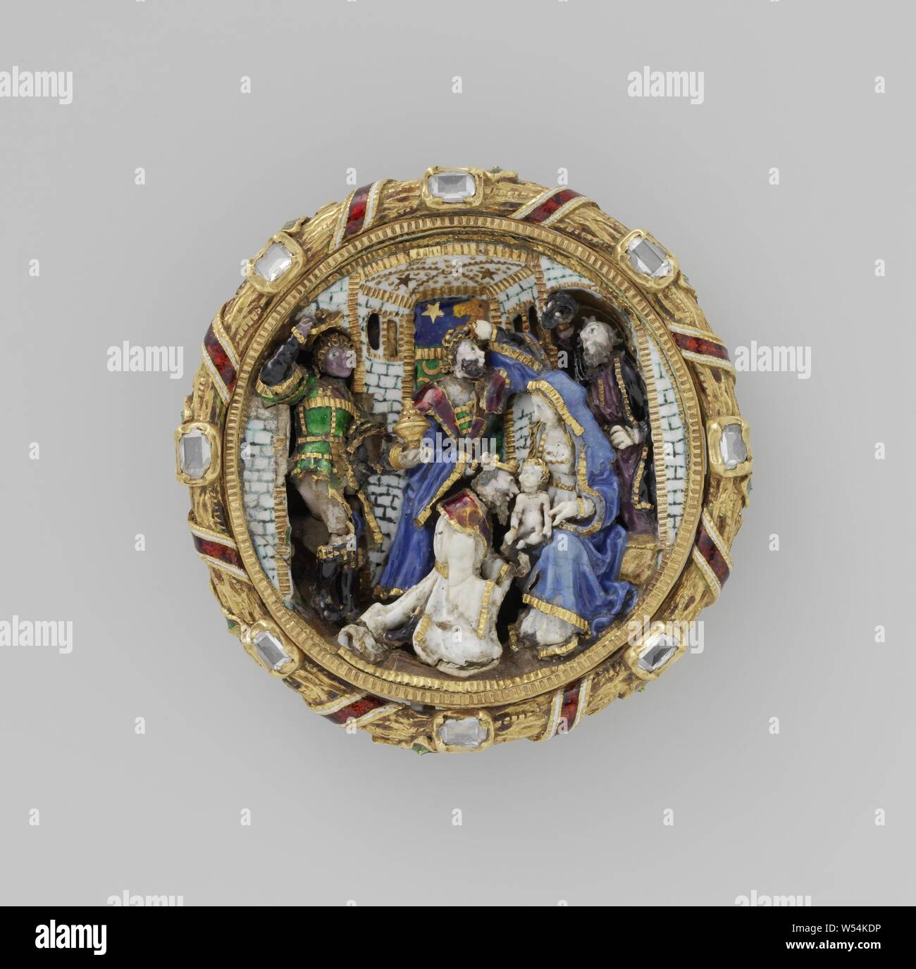 Medallion with the Adoration of the Magi Medallion with the adoration ...