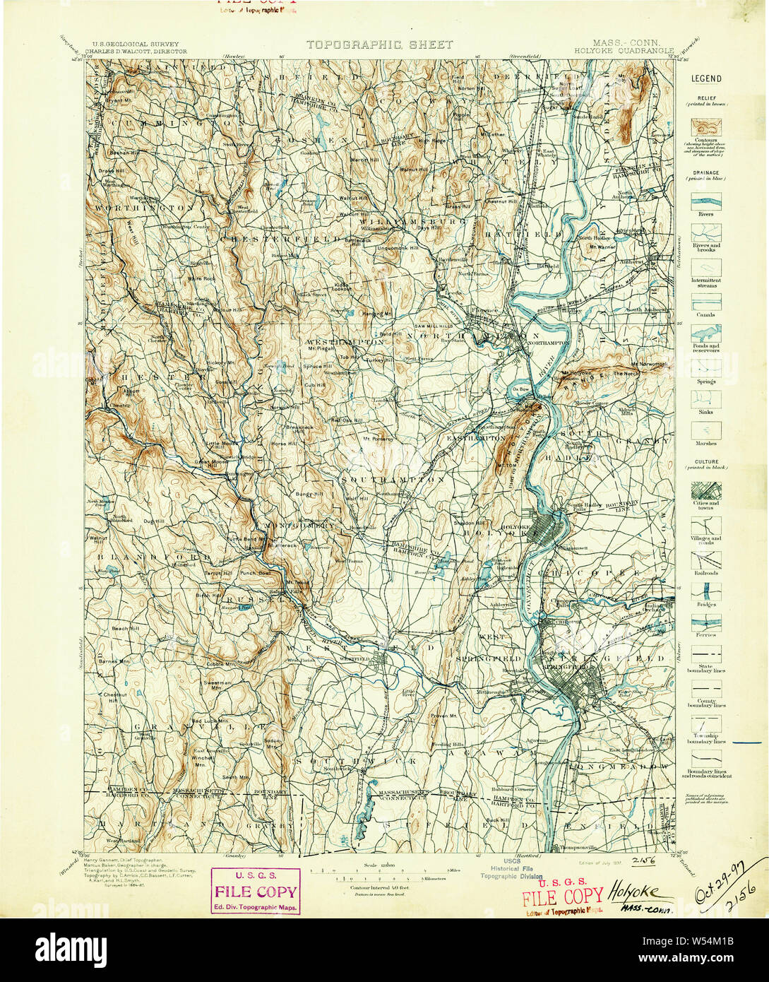 Holyoke massachusetts map hi-res stock photography and images - Alamy