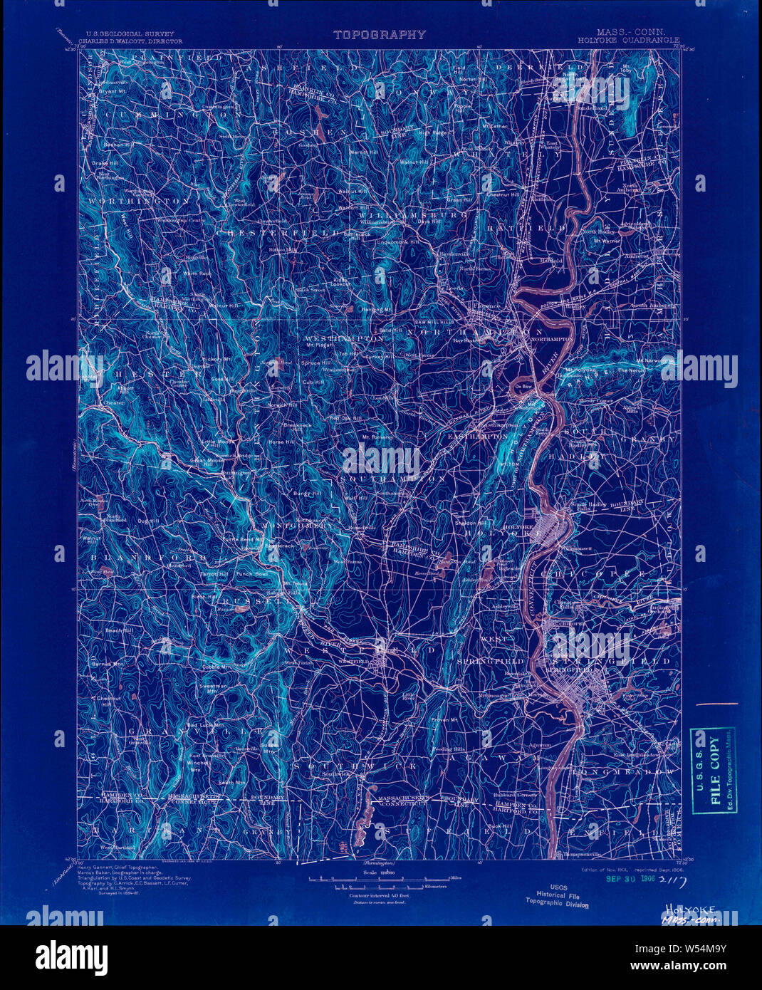 Map of holyoke hi-res stock photography and images - Alamy