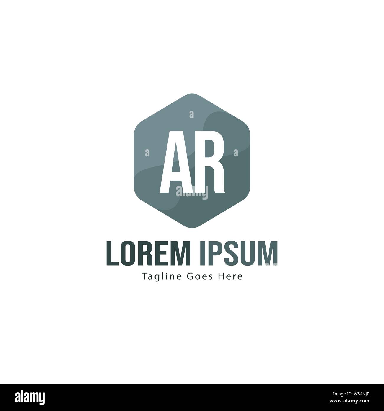AR Letter Logo Design. Creative Modern AR Letters Icon Illustration ...