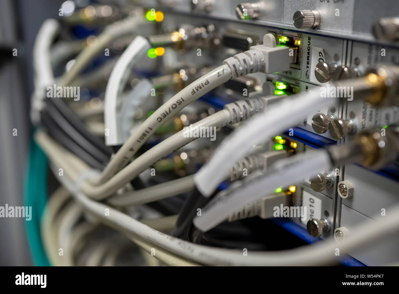 Modular DVB to IP gateway system for IPTV headends encoders Stock Photo - Alamy