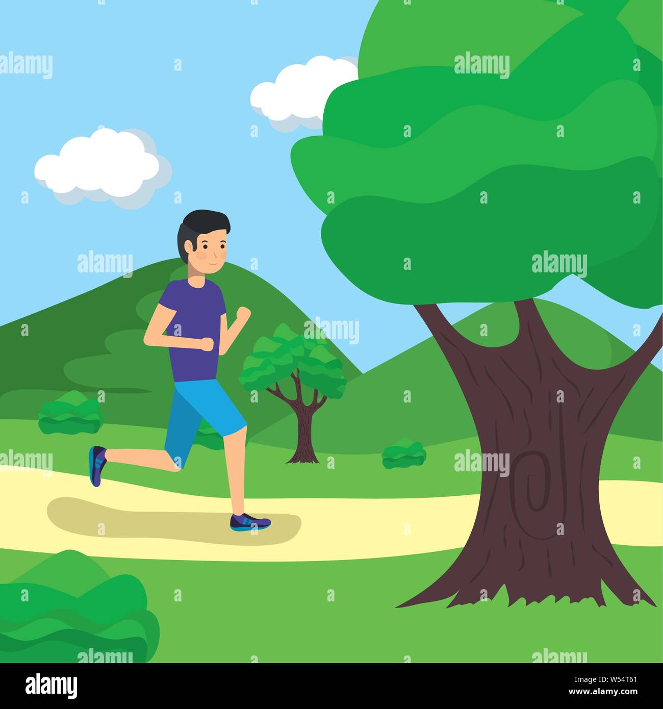 outdoor people activity flat design Stock Vector Image & Art - Alamy