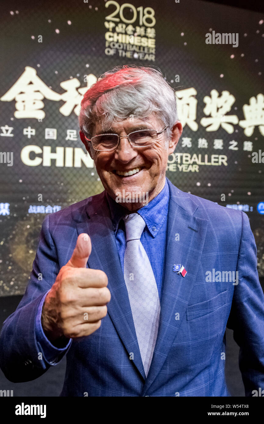 Serbian football coach and former player Bora Milutinovic poses as he ...