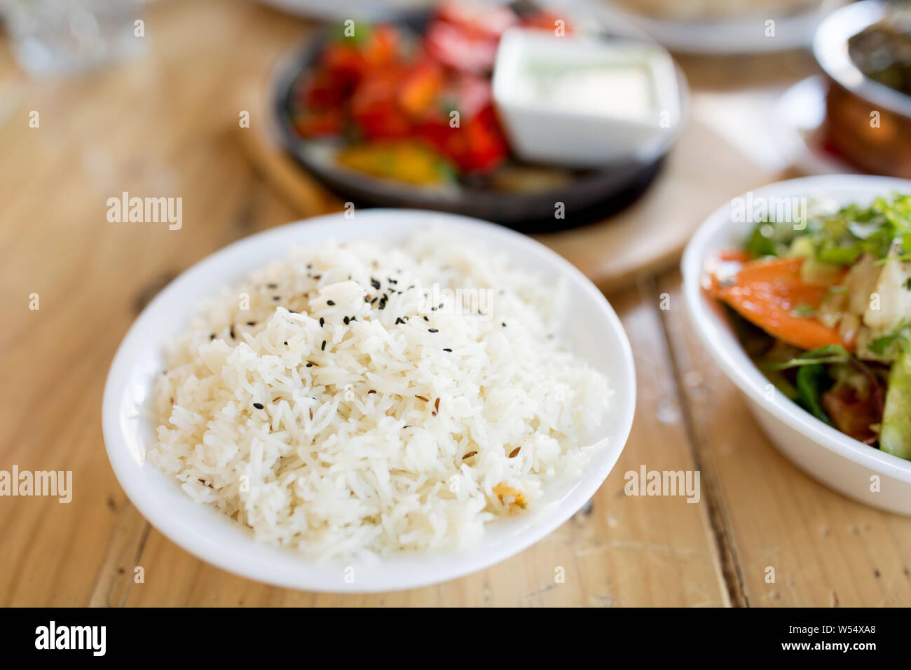 Closeup bowl boiled rice hi-res stock photography and images - Alamy