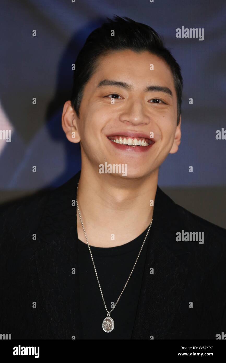 Taiwanese actor Darren Wang attends a premiere for his new movie "It ...