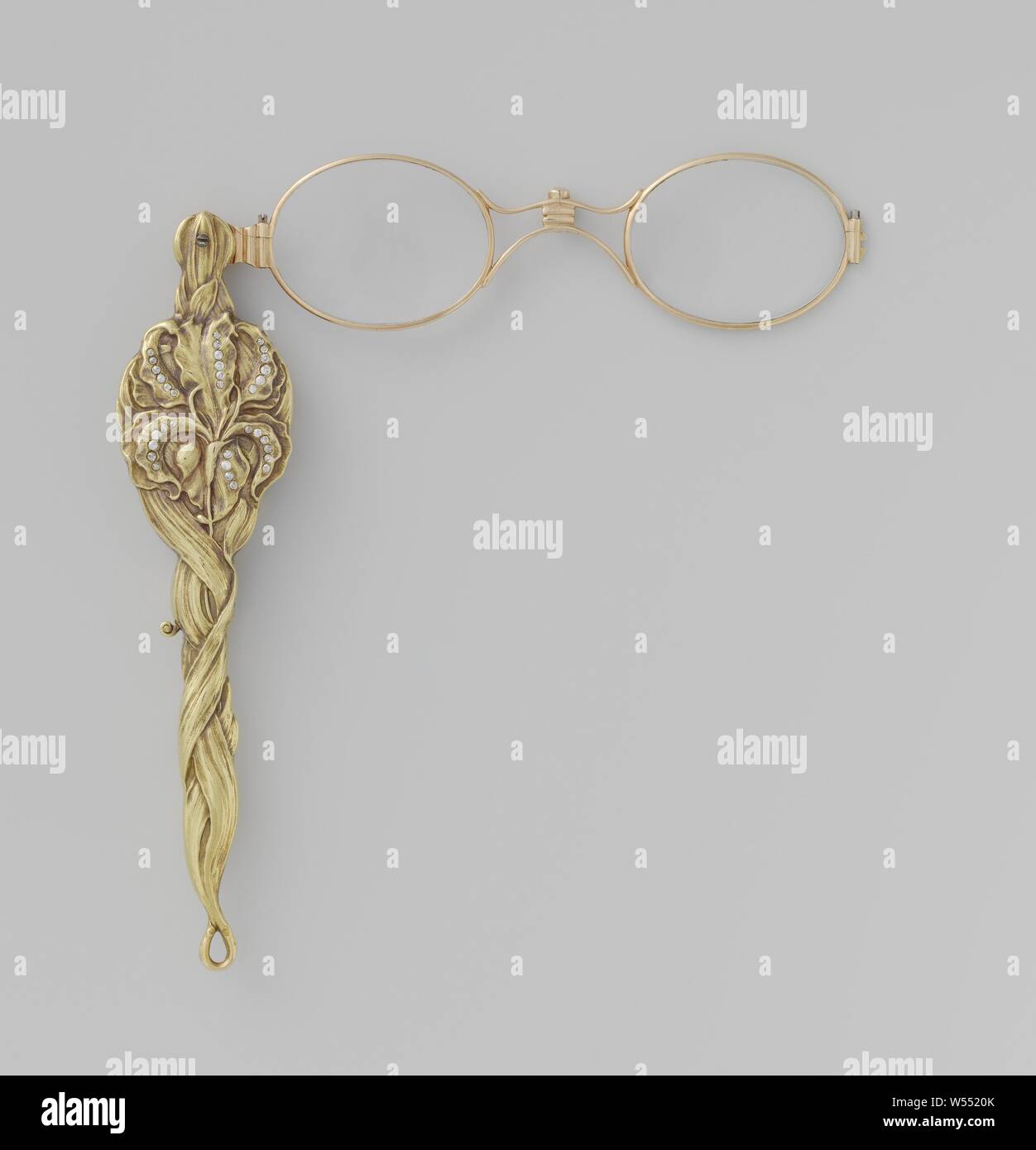 Lorgnette (face-to-main) Foldable glasses (face-to-main), Face to main ...