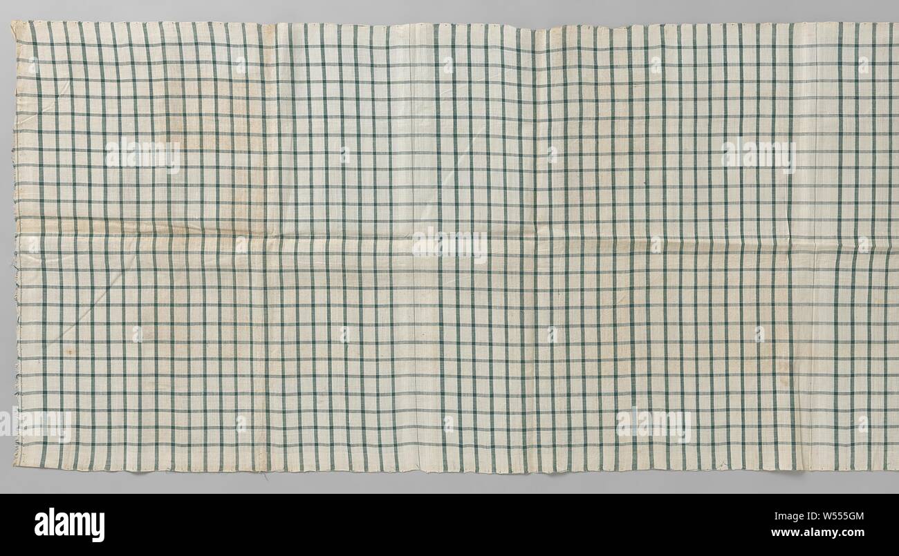 Double green checkered white linen hi-res stock photography and images ...