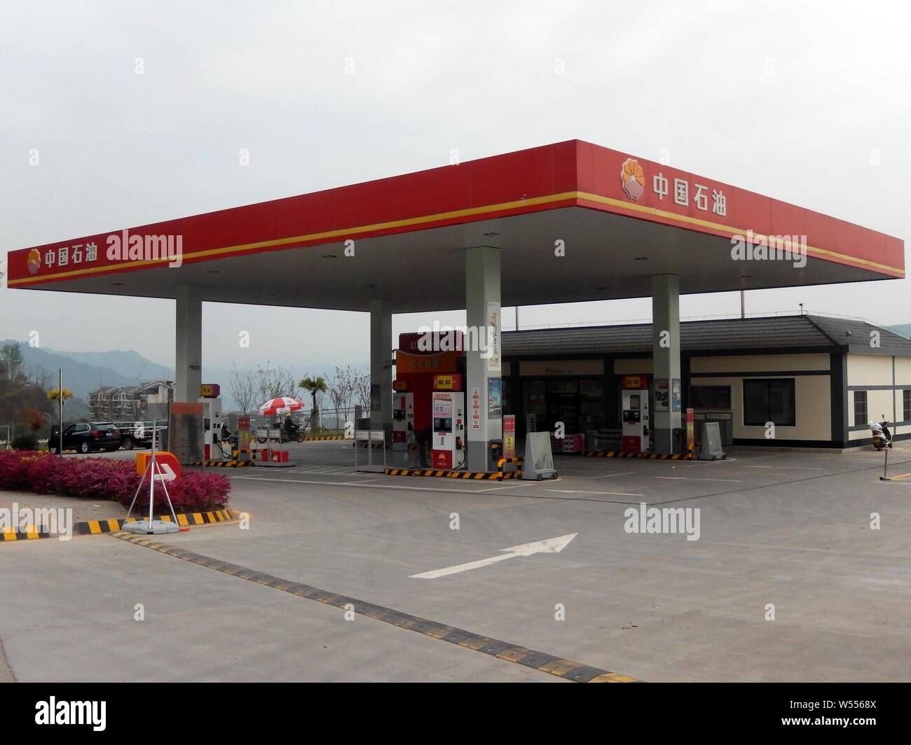 --FILE--View of a gas station of PetroChina, a subsidiary of CNPC ...