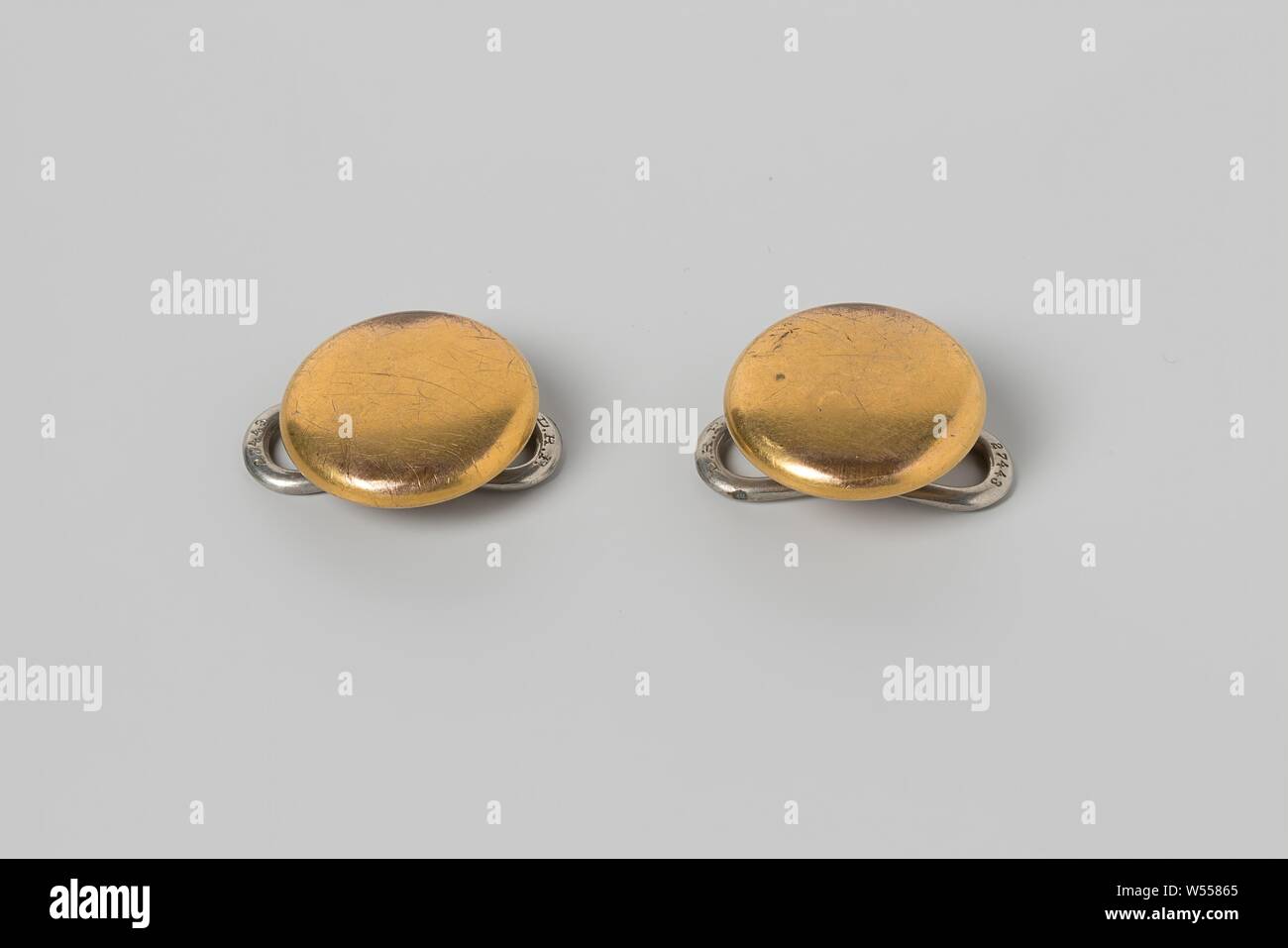 Vest button made of metal, Vest button made of metal., anonymous ...